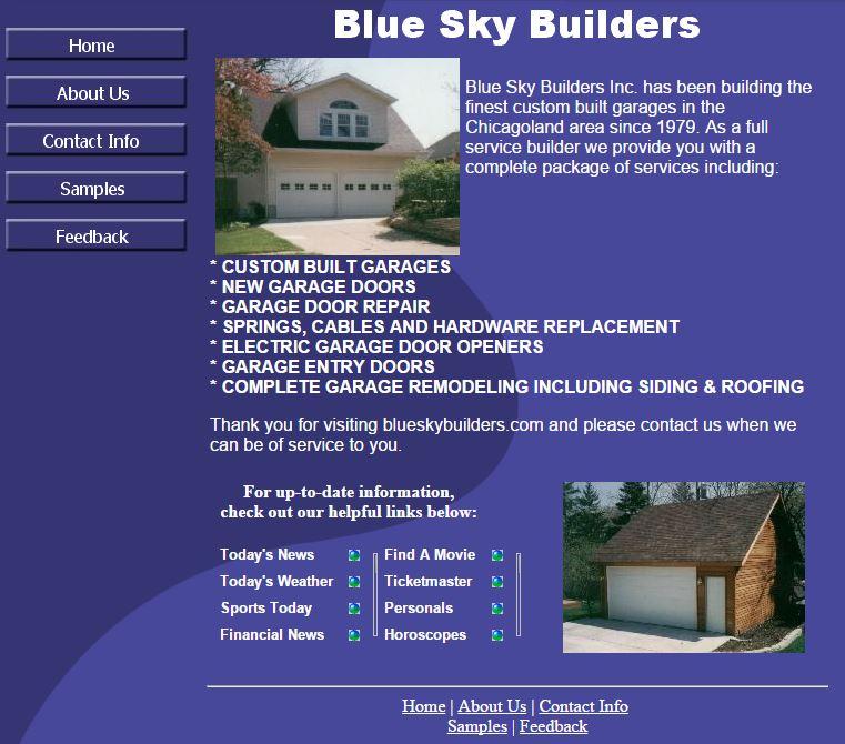 Notice Anything Different on the Blue Sky Builders, Inc. Website ...